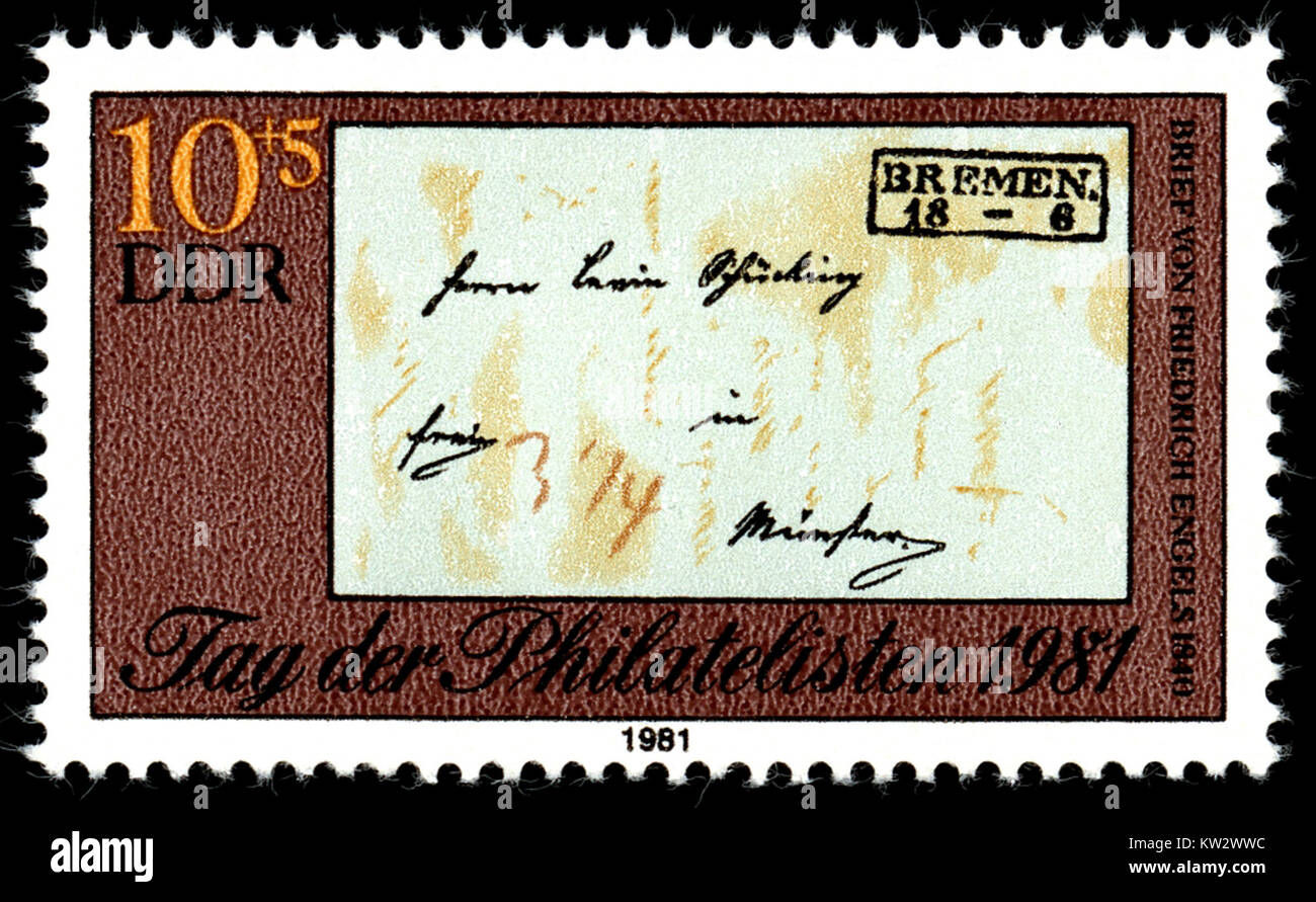 The German Democratic Republic (DDR) issued a series of stamps in 1981 ...