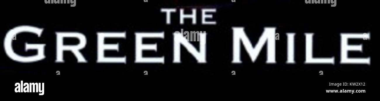 The Green Mile logo Stock Photo - Alamy