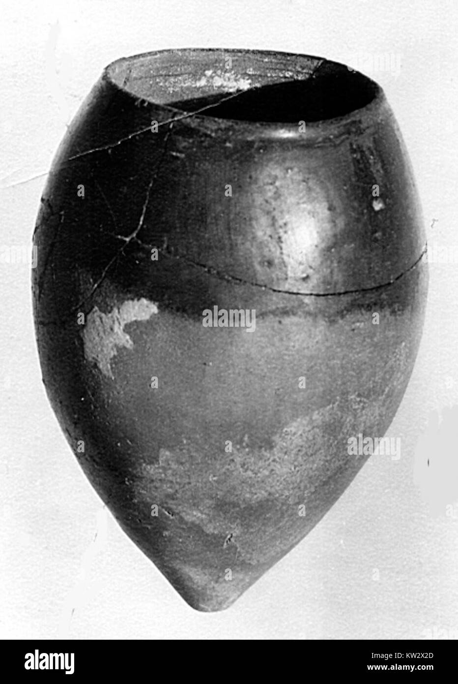 The black-topped red ware jar from the MET collection is an example of ...