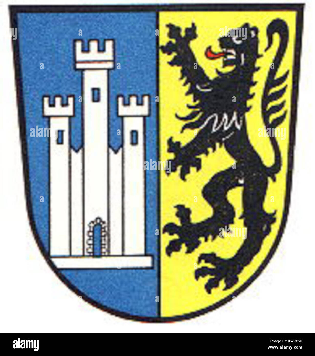Wappen Kaster refers to a heraldic emblem or coat of arms associated ...