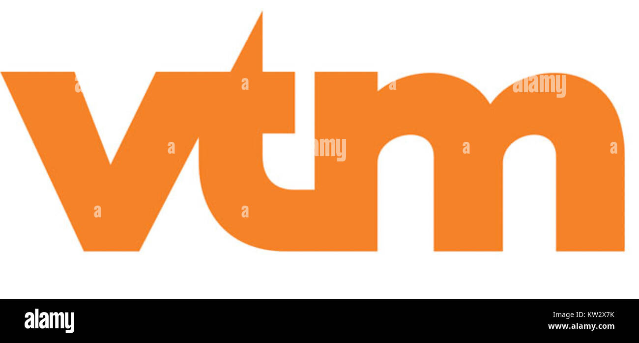 The VTM logo represents the Flemish television channel, a major ...