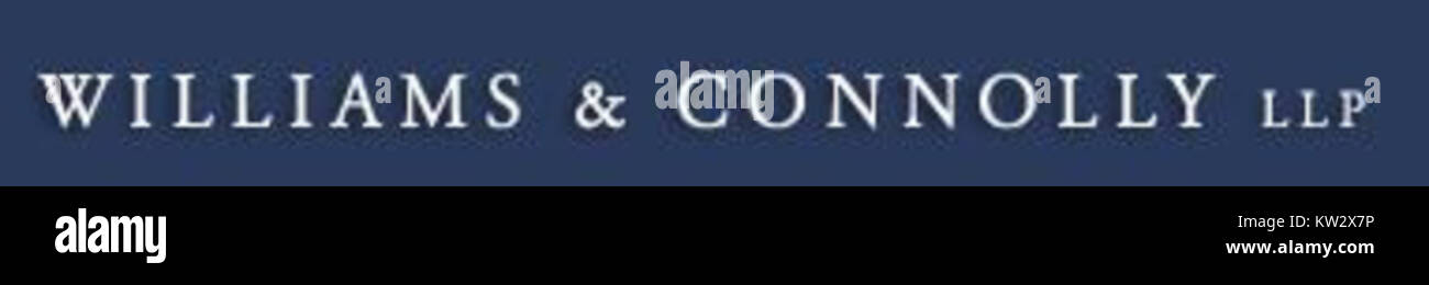 The Williams Connolly logo represents the renowned law firm, known for ...
