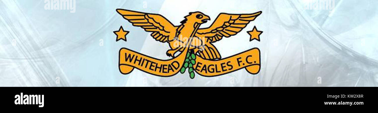The Whitehead Eagles F.C. Club Badge represents the identity of the ...