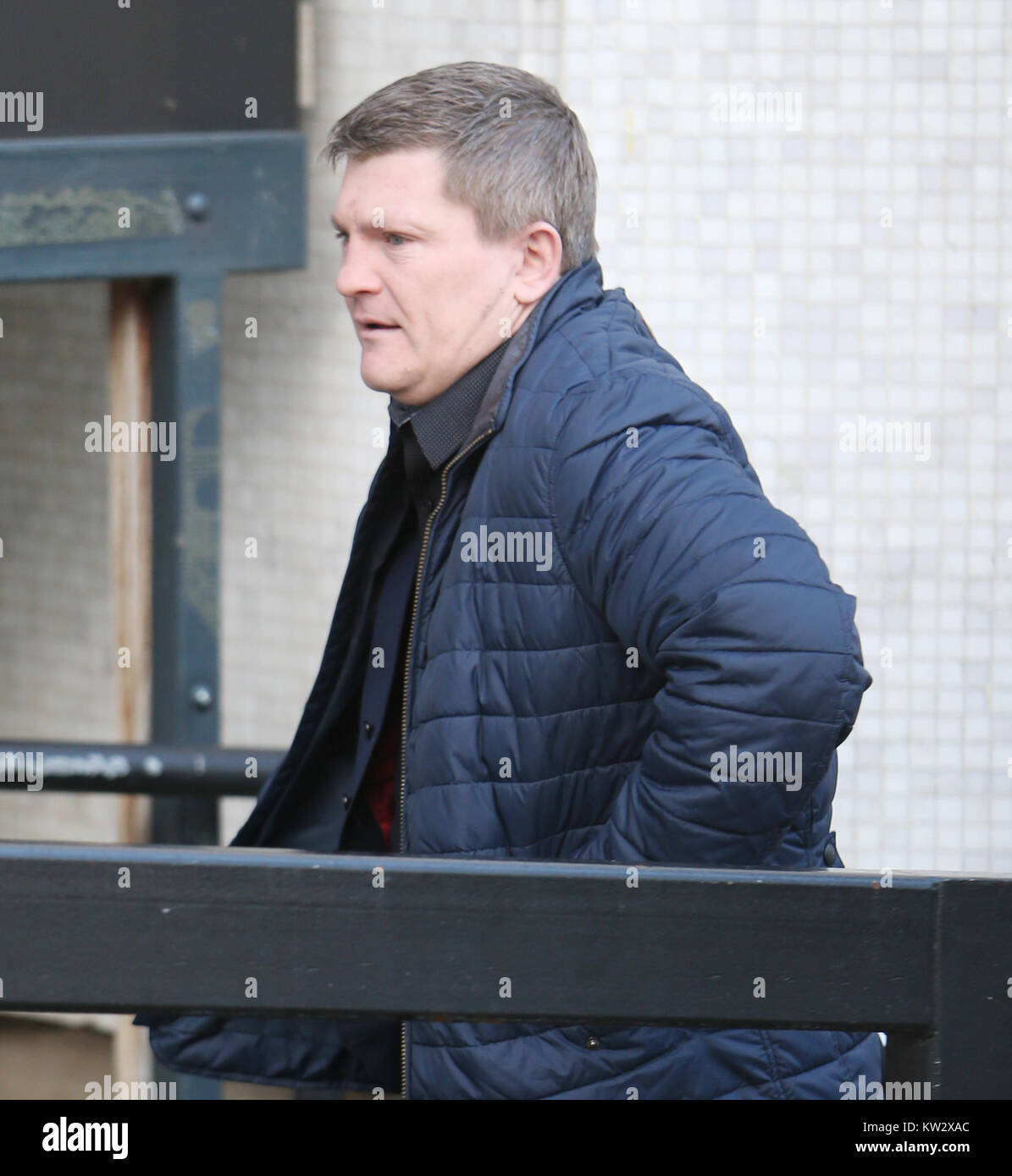 Ricky Hatton outside ITV Studios Featuring: Ricky Hatton Where: London ...