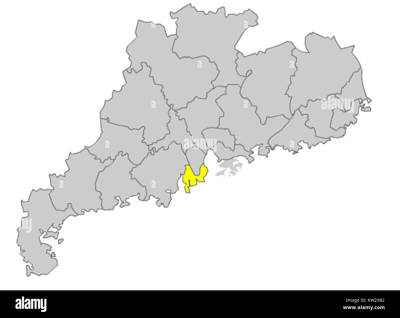 The Zhuhai map of 2005 provides an accurate representation of the city ...