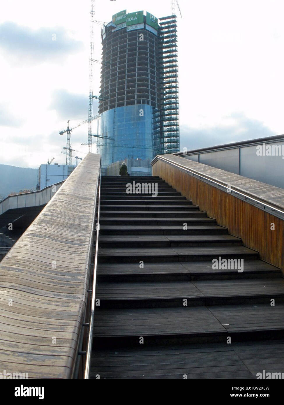 The Torre Iberdrola in Bilbao, Spain, is a modern skyscraper known for ...