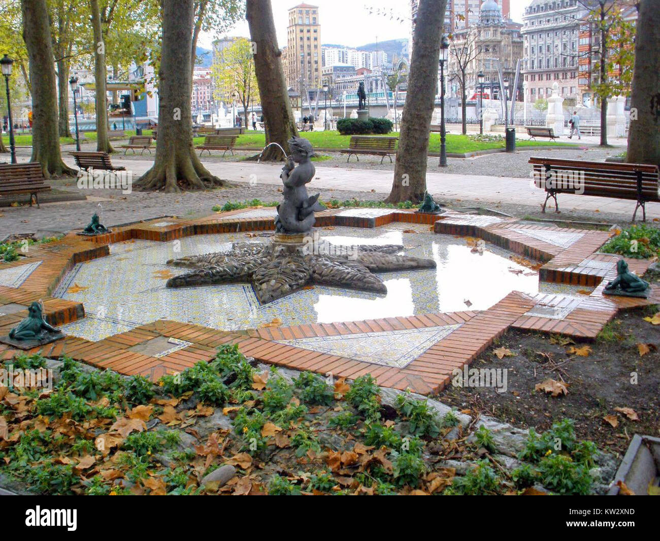 This image depicts the El Arenal area in Bilbao, Spain. Known for its ...