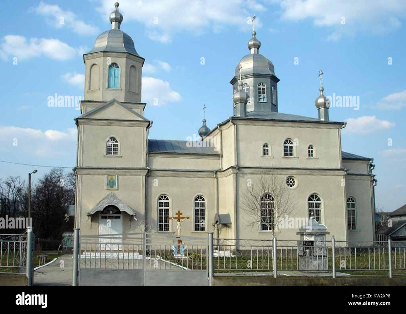 Biserica orasului Briceni Stock Photo - Alamy