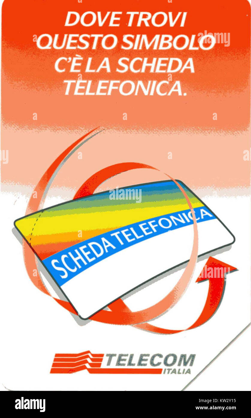 This 1951 Italian telephone card is a piece of historical ...