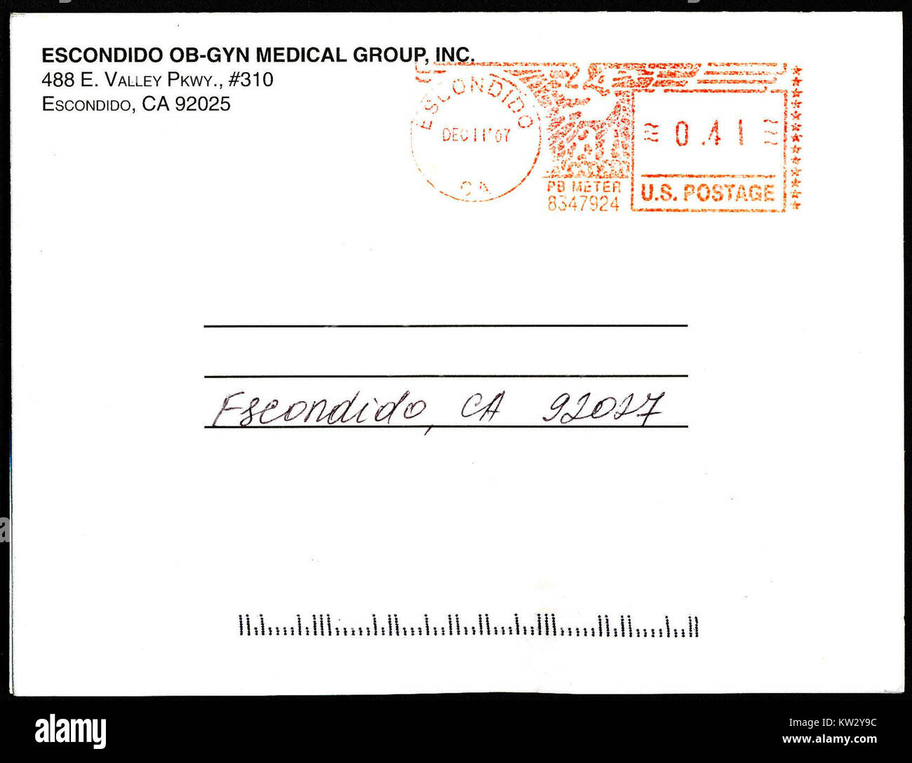 A U.S. franking mark is a postal marking used to signify that postage ...