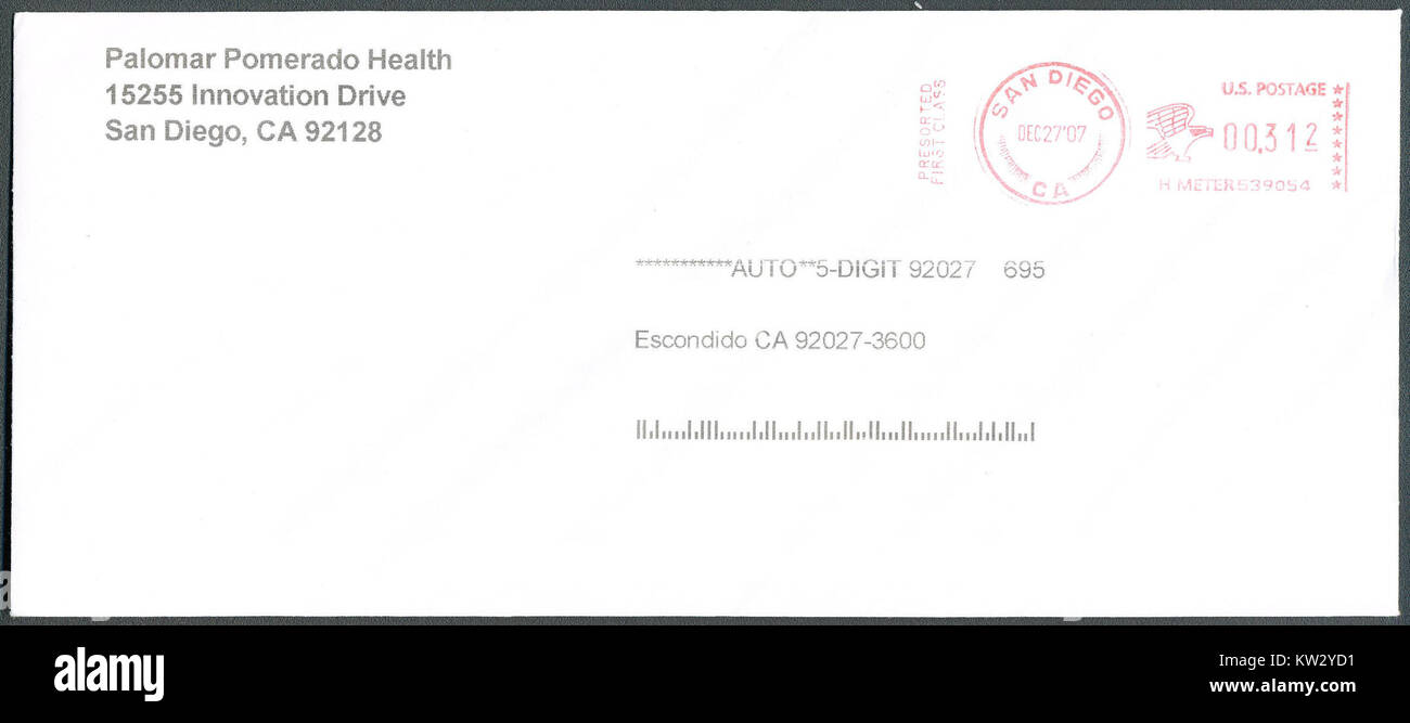 Franking us hi-res stock photography and images - Alamy