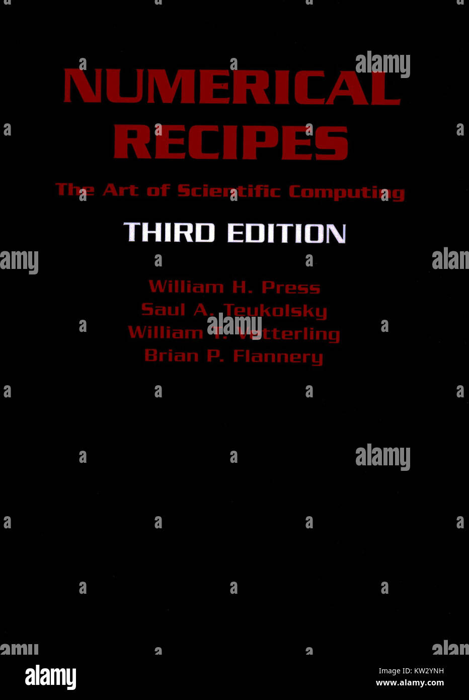 The cover of the third edition of 'Numerical Recipes' is a reference ...