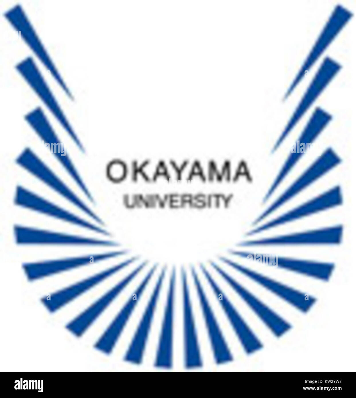 The Okayama University logo represents the institution's identity ...