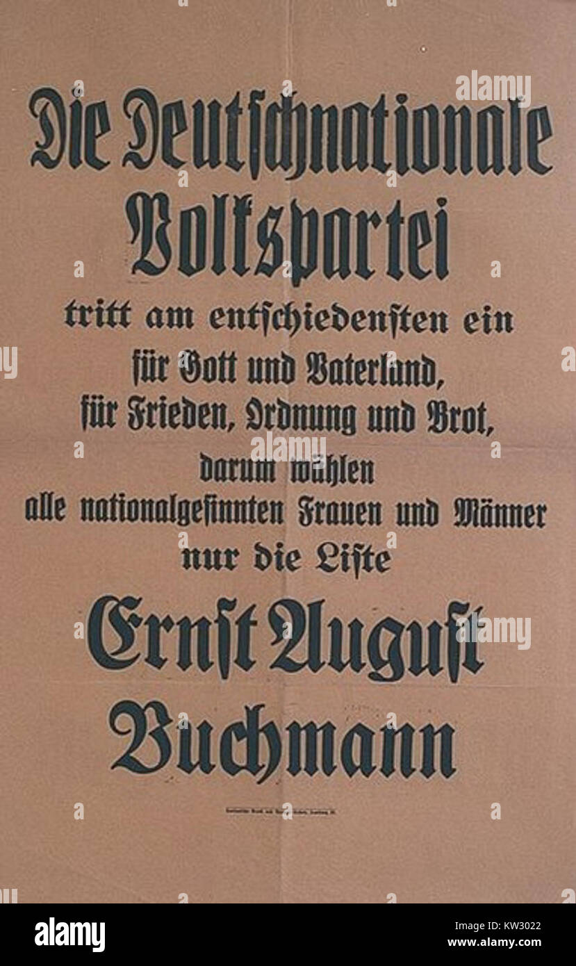 German poster 1920s hi-res stock photography and images - Alamy