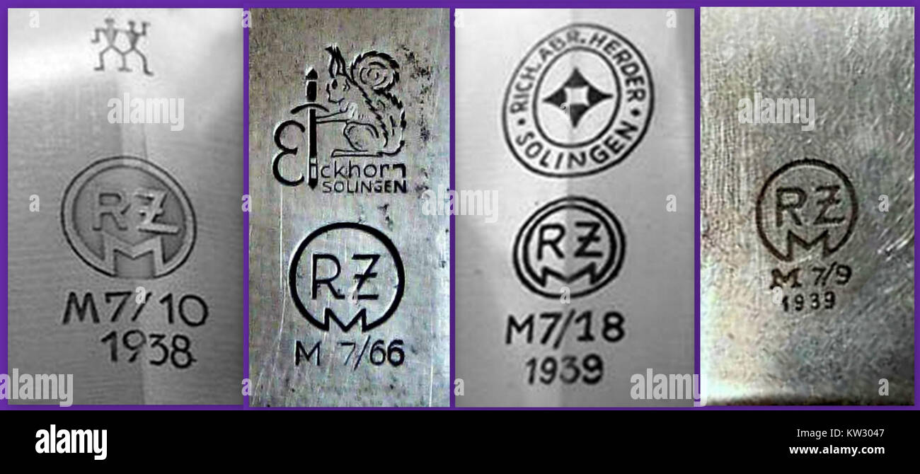 The Reichszeugmeisterei (RZM) marking was used on Nazi-era military and ...