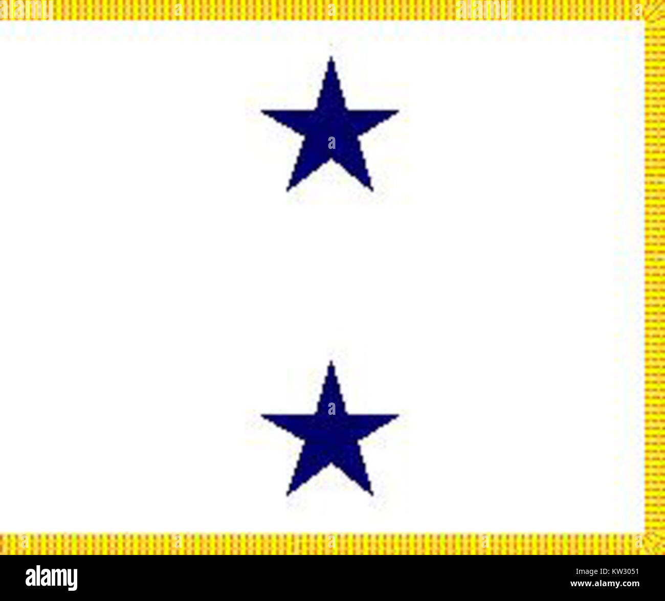 The Navy two-star staff flag is an official insignia worn by a two-star ...