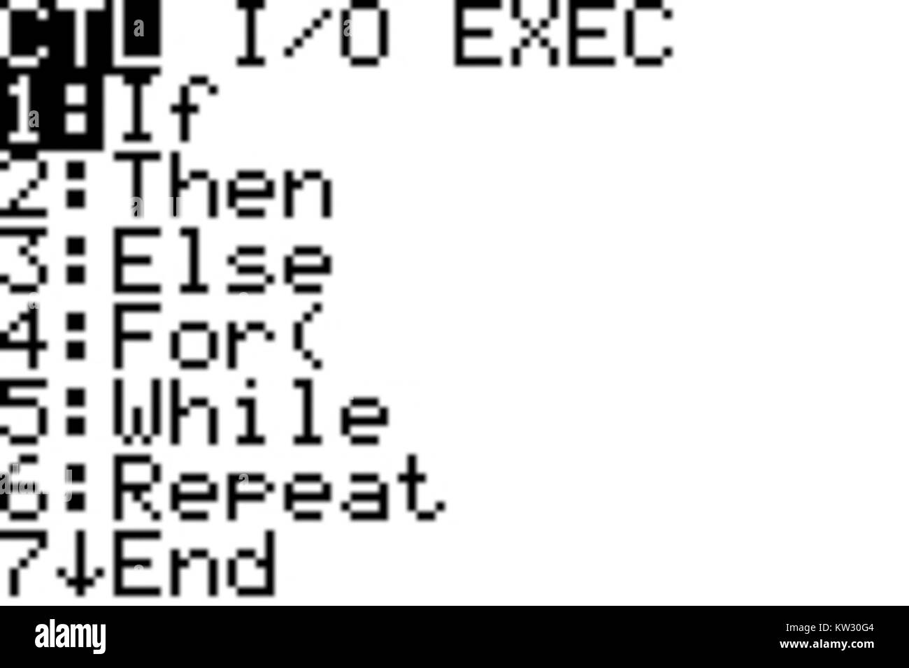 Graphing calculator math Black and White Stock Photos & Images - Alamy