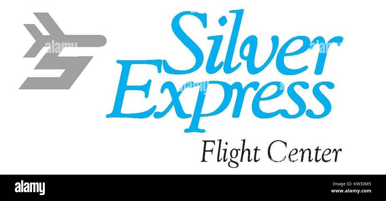 Silver Express Flight Center Stock Photo - Alamy