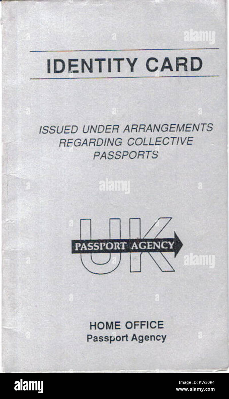 The UK Identity Card was a government-issued identification document ...