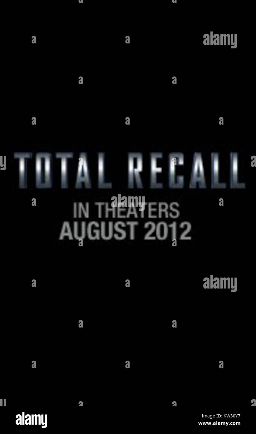 Promotional poster for the 1990 science fiction film 'Total Recall ...