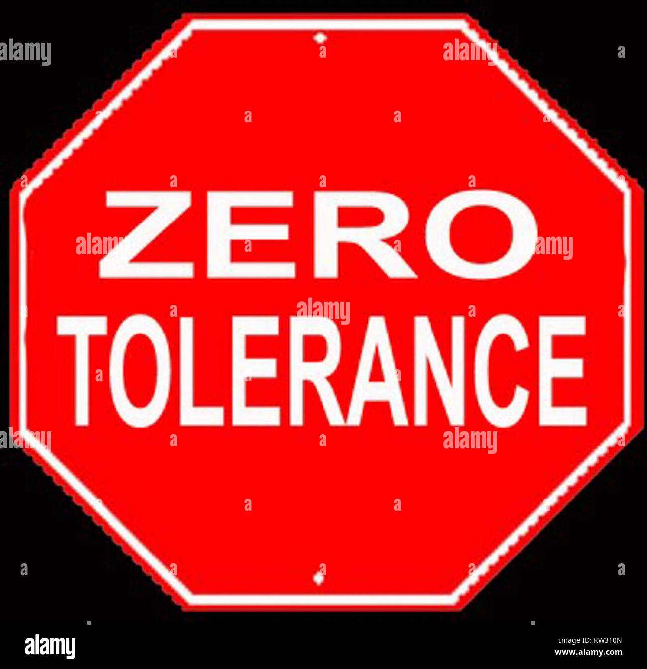 Zero tolerance policy hi-res stock photography and images - Alamy