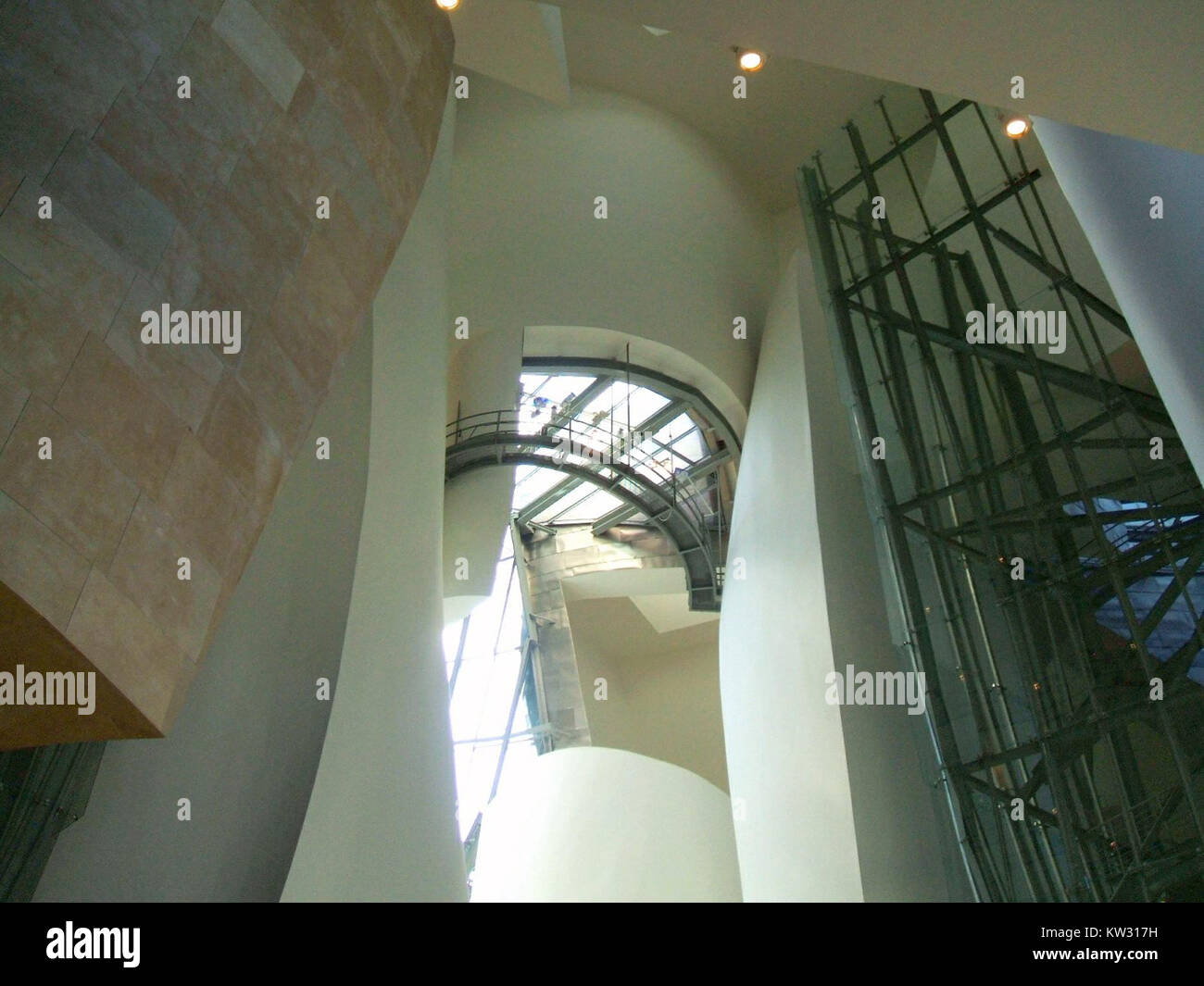 The Guggenheim Museum in Bilbao, Spain, is an iconic structure designed ...