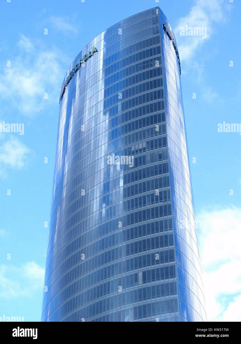 Torre Iberdrola is a modern skyscraper located in Bilbao, Spain ...