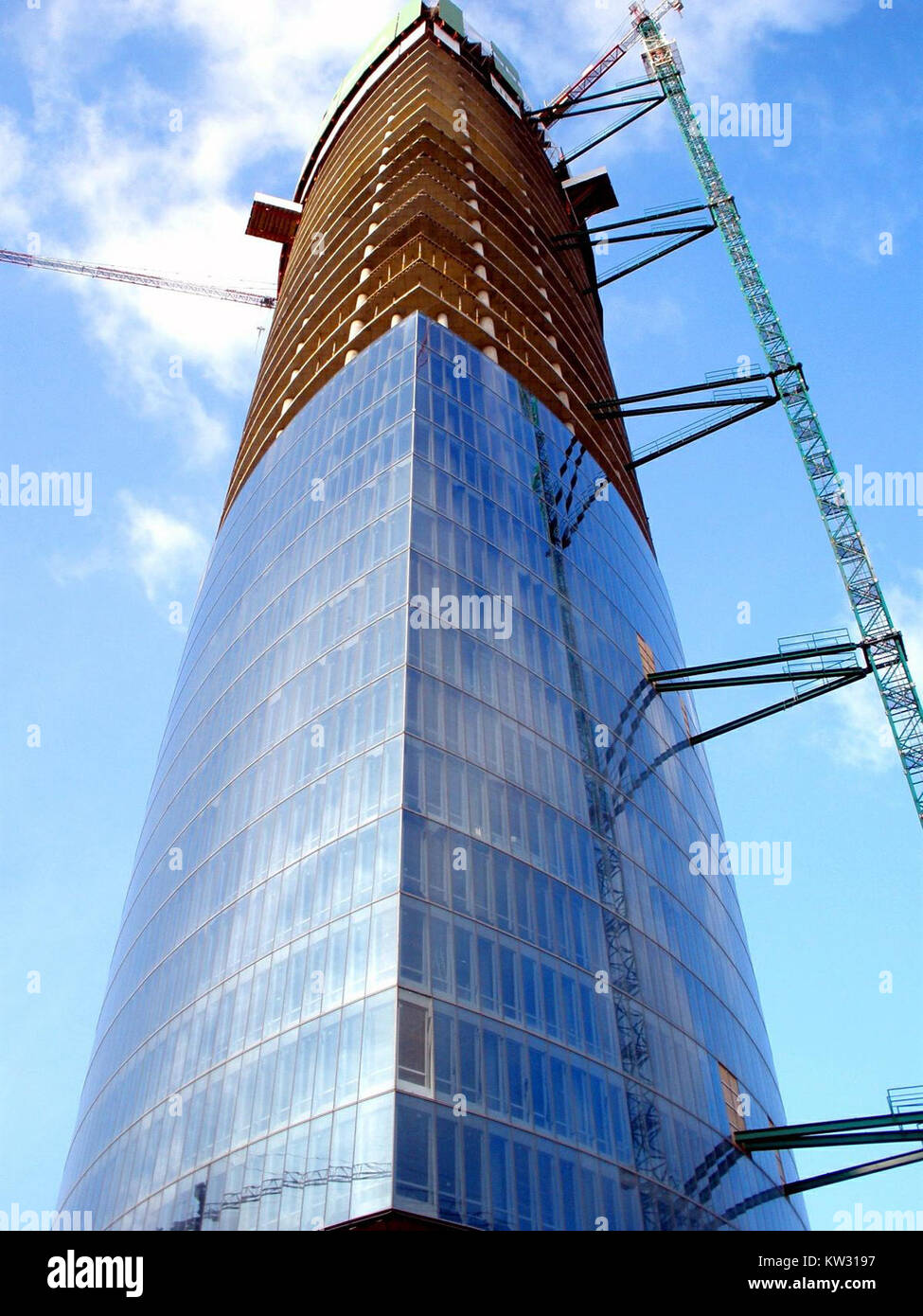 Torre Iberdrola in Bilbao, Spain, is a modern skyscraper known for its ...