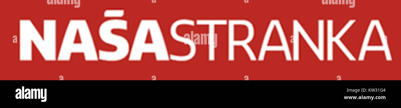 The Nasa stranka logo likely refers to a design associated with a ...