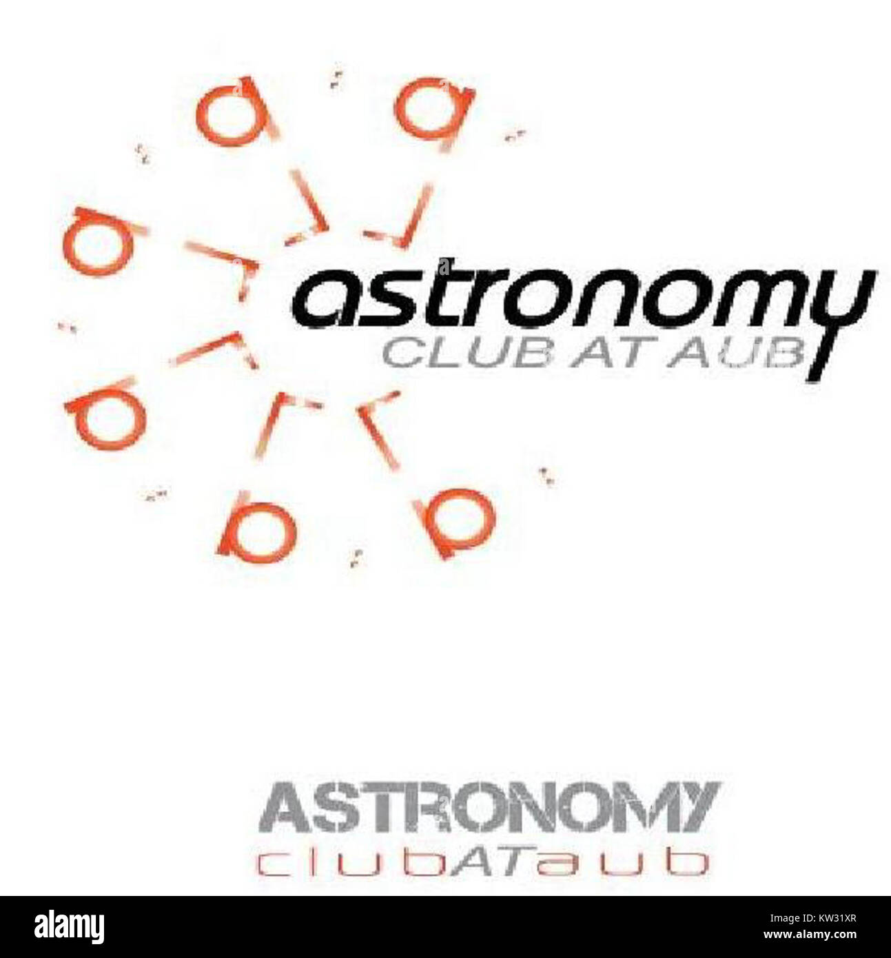 The LOGO of AstroClub AUB represents the visual identity of the club ...