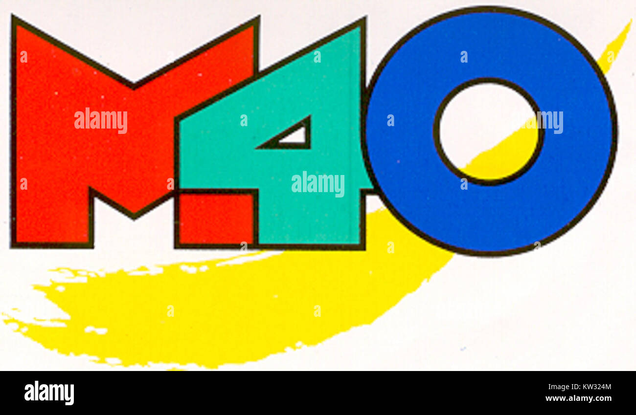 The Radio M40 logo represents the branding of a specific radio model or ...