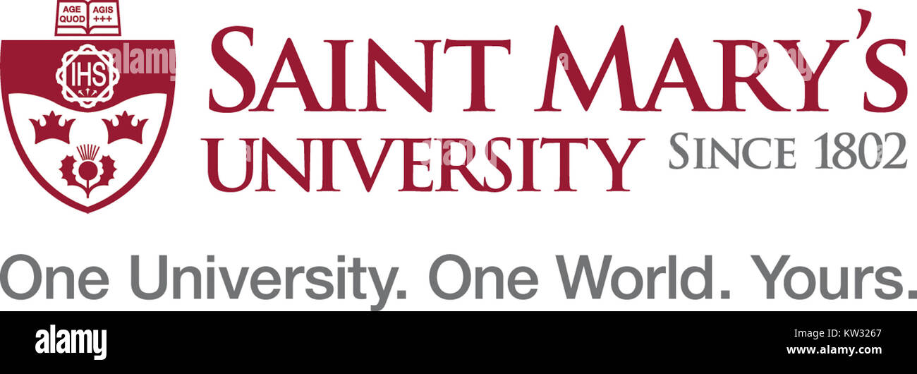 Logo Saint Mary's University Stock Photo - Alamy