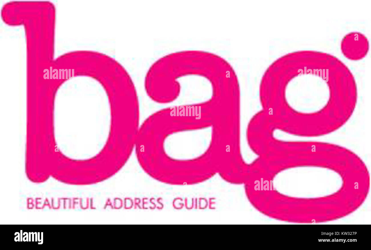 The BAG Logo, featured in a magazine, likely represents branding or ...