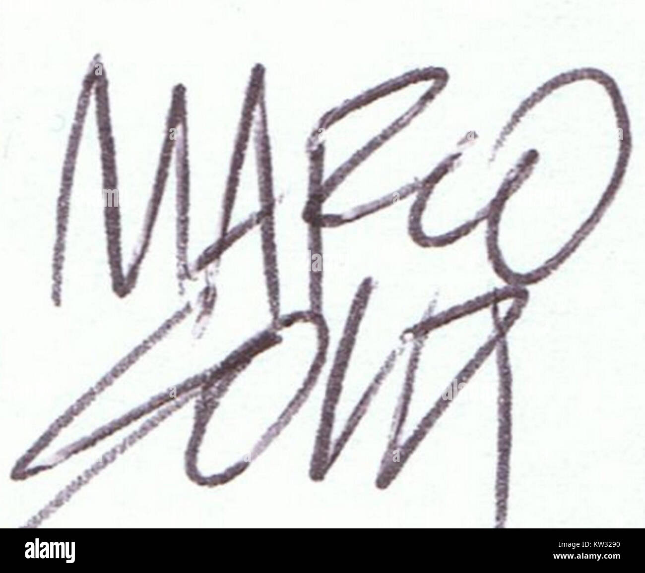 Marco Soldi signature Stock Photo - Alamy