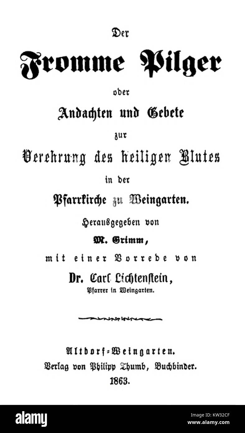 Michael Grimm's 'Der Fromme Pilger' (The Devout Pilgrim) is a work that ...