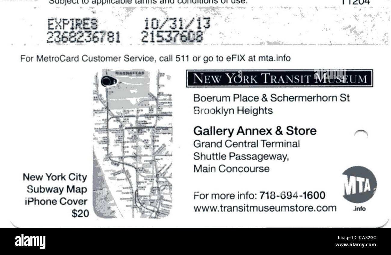 The New York MTA MetroCard pass, number 2368 02, is an essential ...