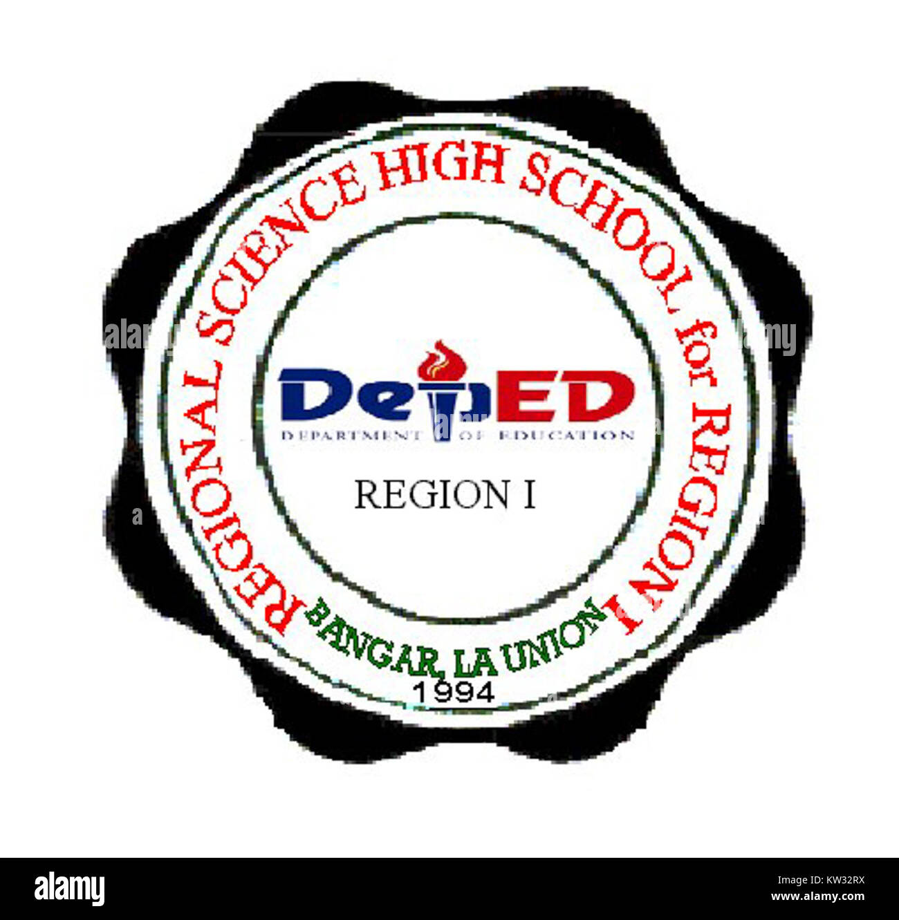 Regional Science High School For Region I Logo Stock Photo Alamy Regional Science High School For Region I Logo Stock Photo Alamy