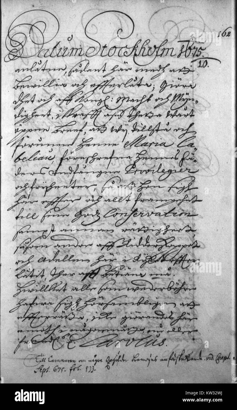 Riksregistraturet, volume 1675, is a historical Swedish document from ...