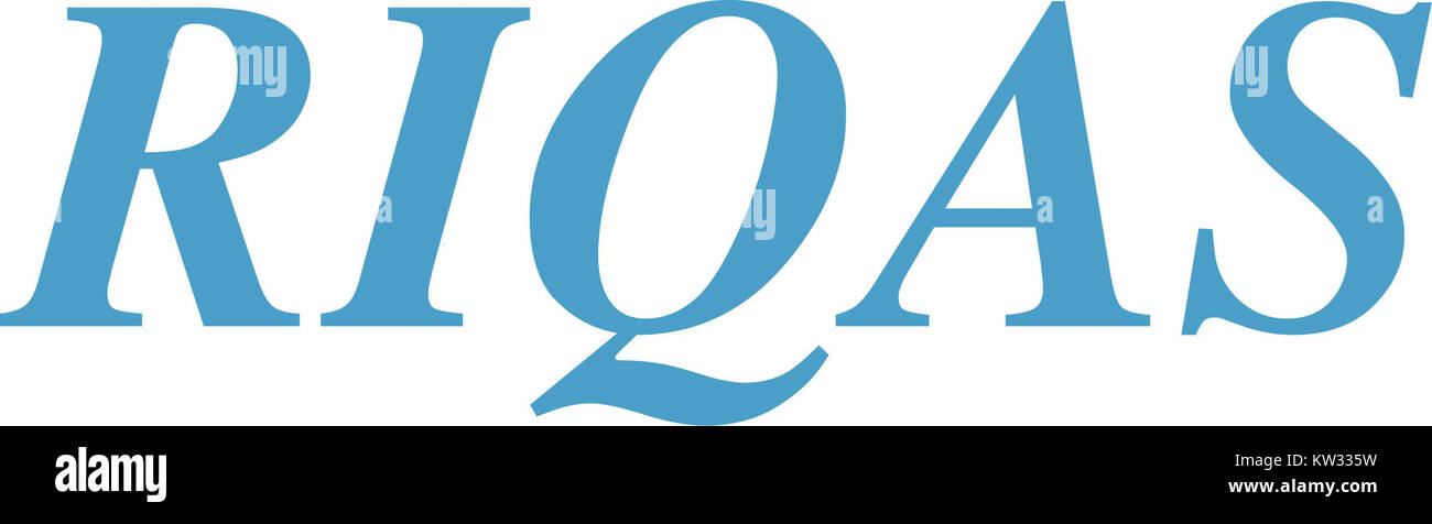 Riqas logo blue Stock Photo - Alamy