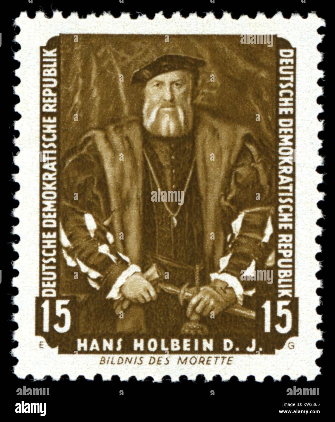 The 1957 stamps of the German Democratic Republic (DDR) include the ...