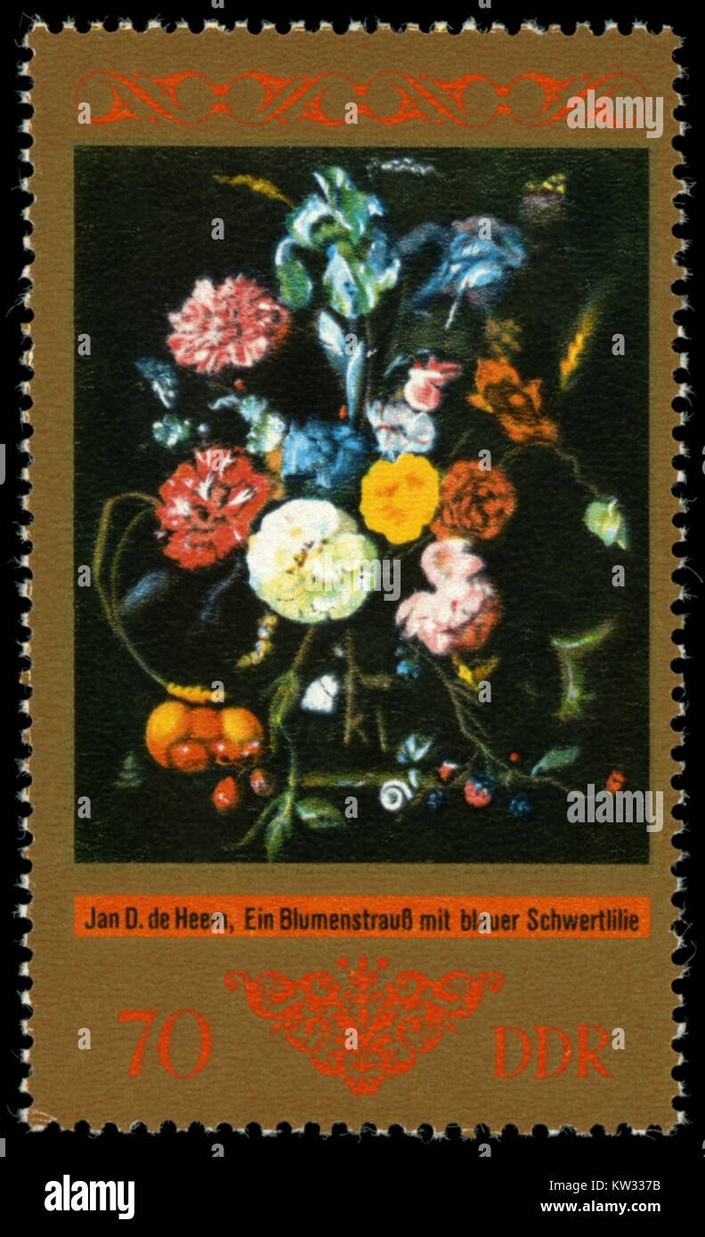 The German Democratic Republic (DDR) stamp issued in 1973, MiNr 1897 ...