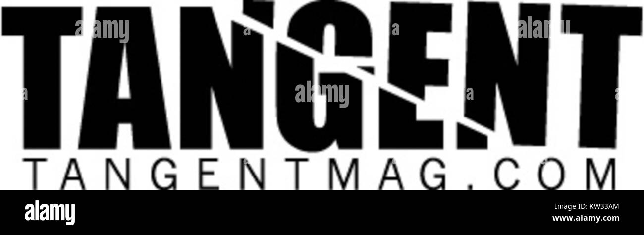 Tangent logo31.08.09 black Stock Photo - Alamy