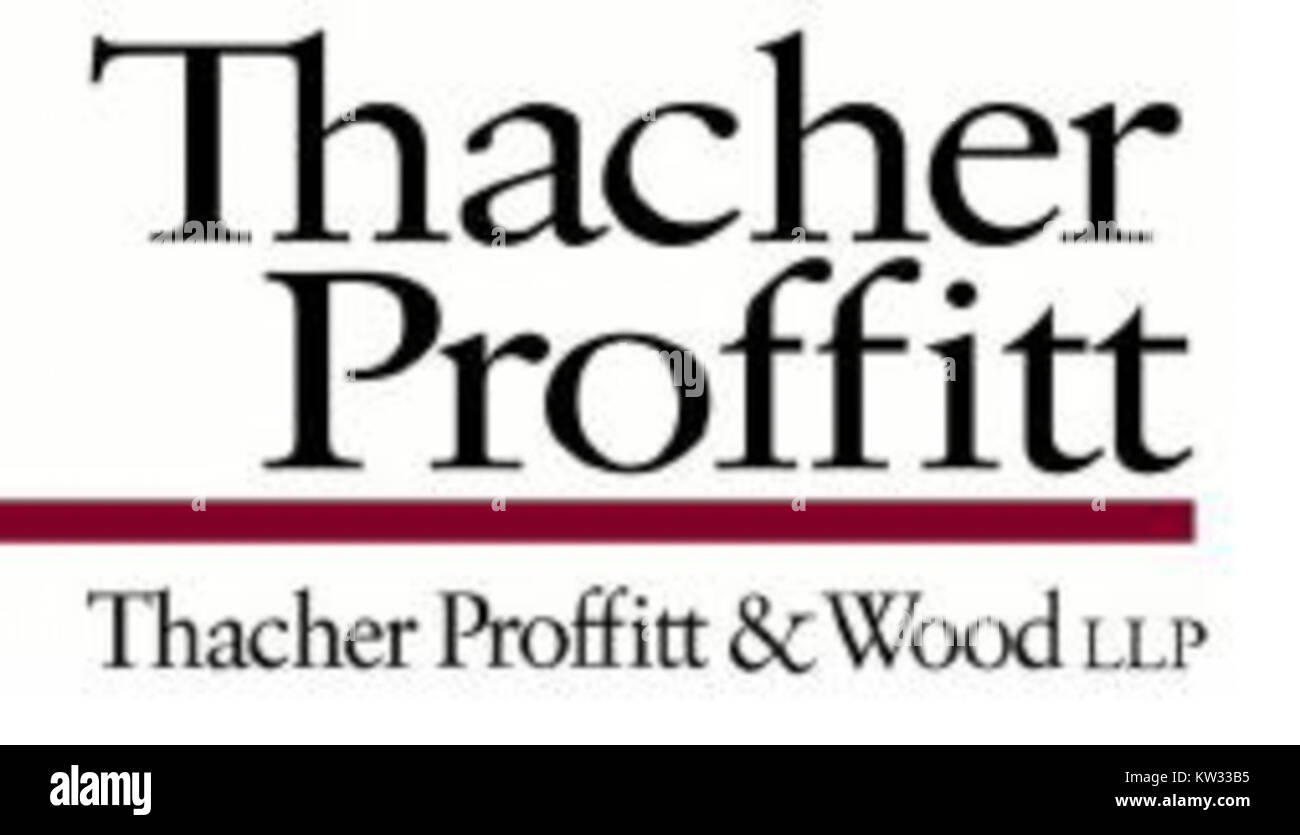 Thacher proffitt logo Stock Photo - Alamy
