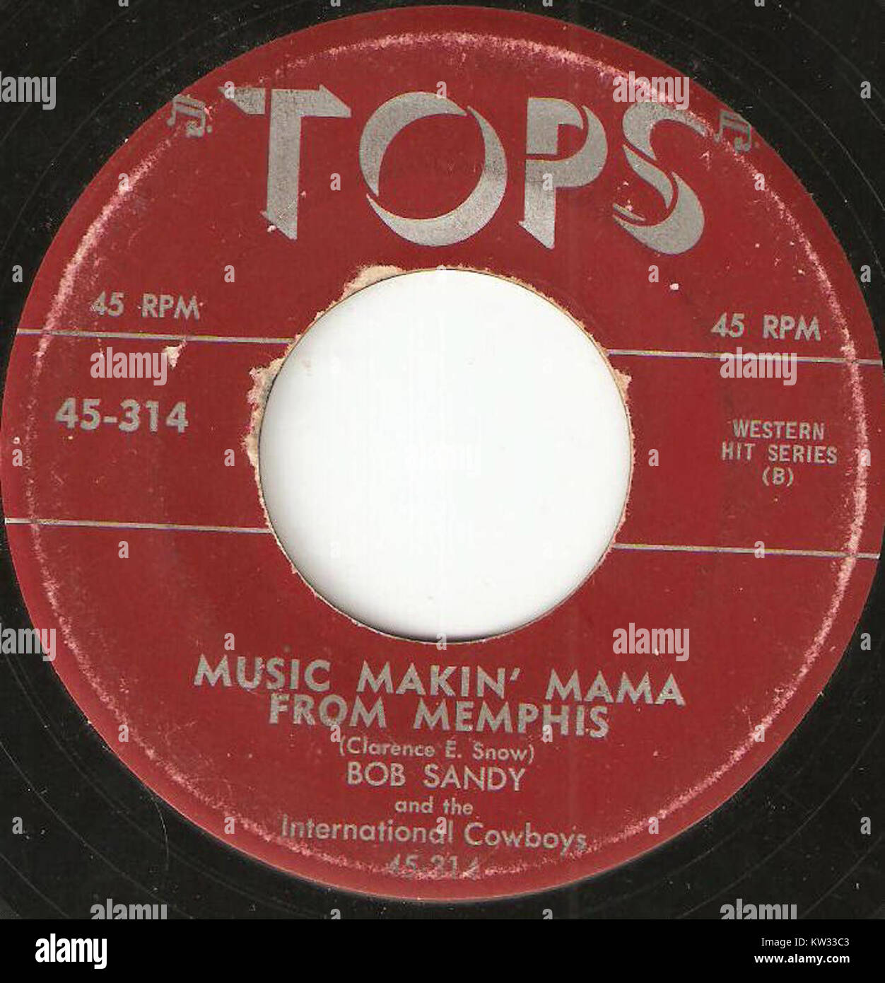The 45 RPM single 'Music Makin' Mama from Memphis' is a classic example ...