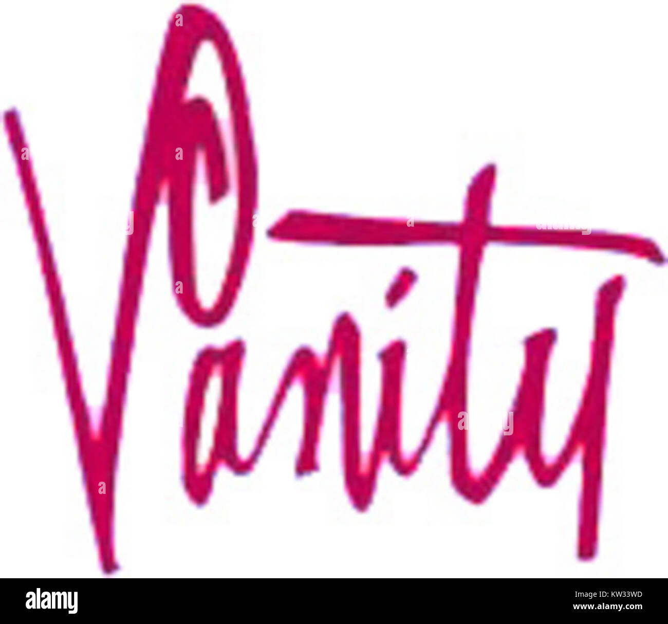 The logo of Vanity Clothing Company, a brand known for its fashion line ...