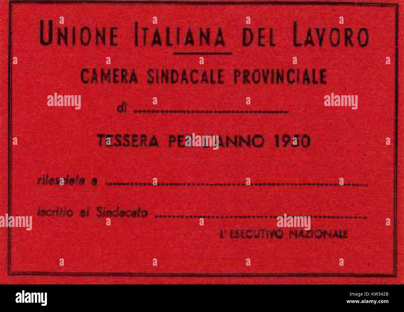 Labor union membership card hi-res stock photography and images - Alamy