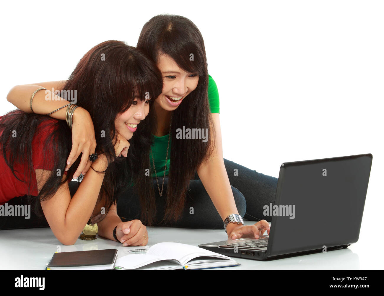 girl browse internet Stock Photo - Alamy
