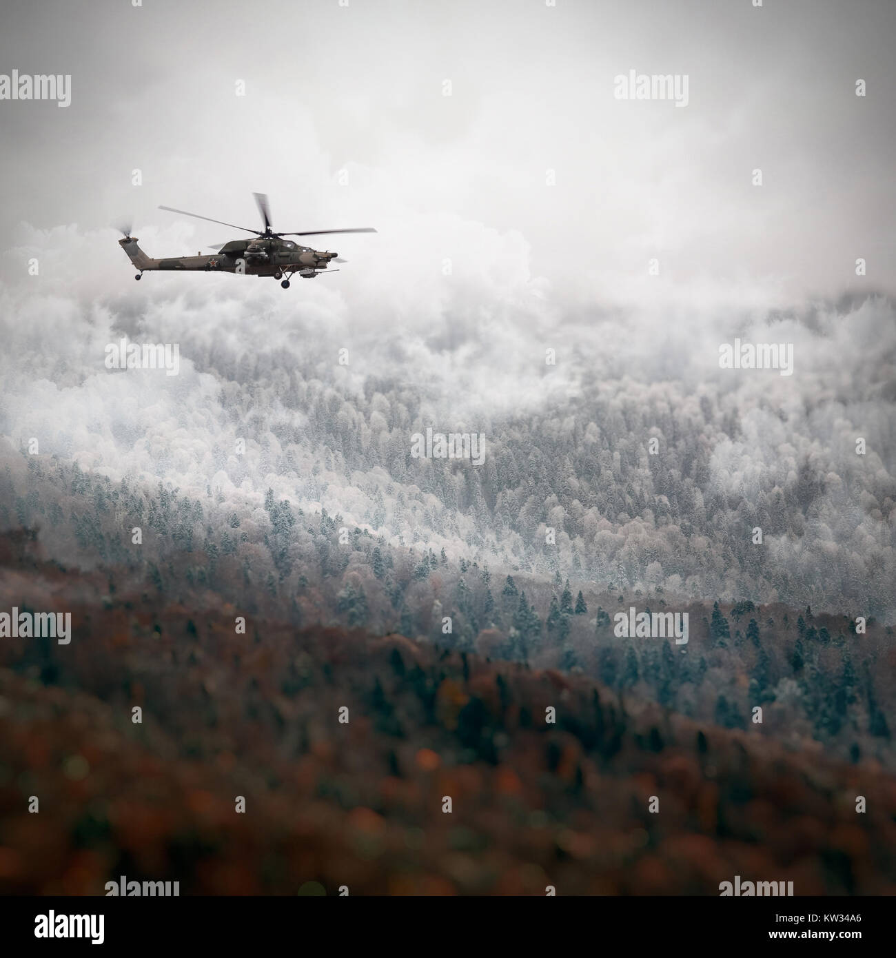 Fly over rocky white mountains hi-res stock photography and images - Alamy