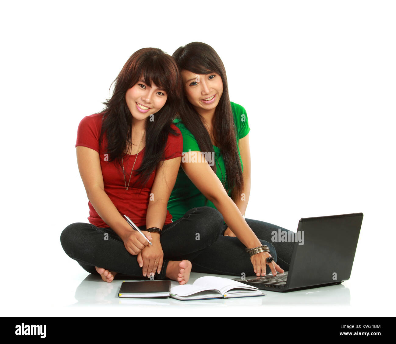 Young asian school girls Cut Out Stock Images & Pictures - Alamy