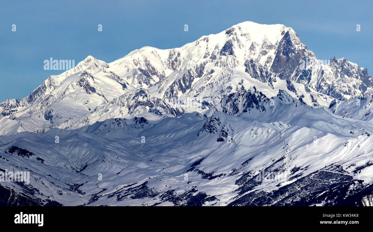 Mont Blanc, France, White Mountain, Mont Blanc Massif, Highest Mountain ...